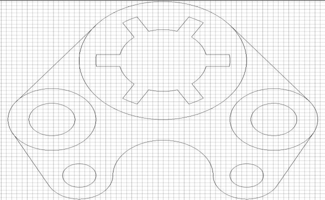3d model of Inclined chest press machine detail layout autocad file