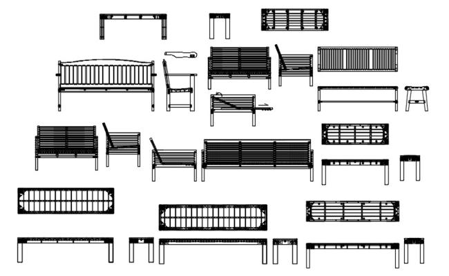 Benchpark Cad Files Dwg Files Plans And Details