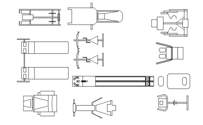 3d model of Inclined chest press machine detail layout autocad file