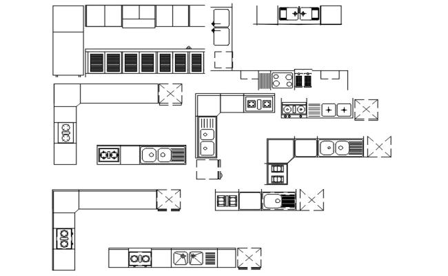 The left side elevation view of the 3380x3080mm kitchen building ...