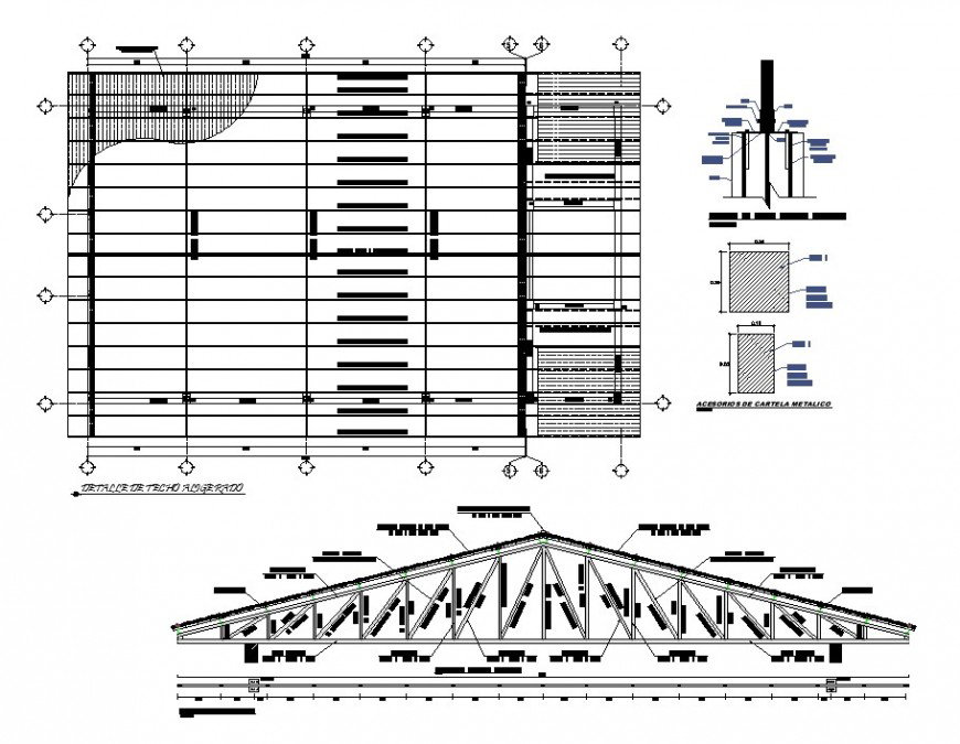 Roofing Plan View Drawings Endo Truss