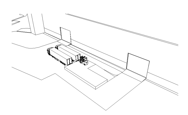 3D object isometric view and left side view