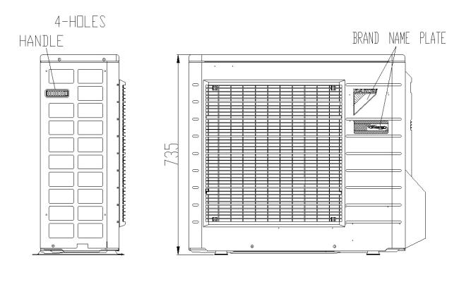 Air condenser of the air conditioner design in detail AutoCAD 2D ...