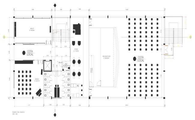 Music School Afghanistan Dwg Block For Autocad