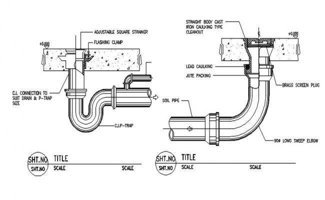 Drainage pipeline con struction detail specified in this AutoCAD file ...