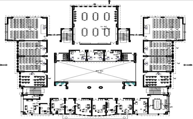 Library Of University Elevation And Sectional Details Dwg Main