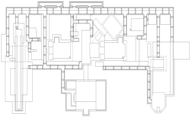 Cross Section Of The Factory Design In Autocad 2d Drawing Cad File Dwg File