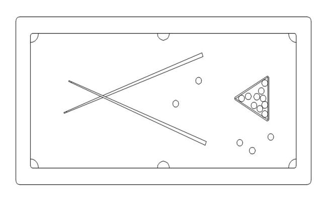 Cheese Game Detail Elevation Cad Blocks Indoor Game Layout