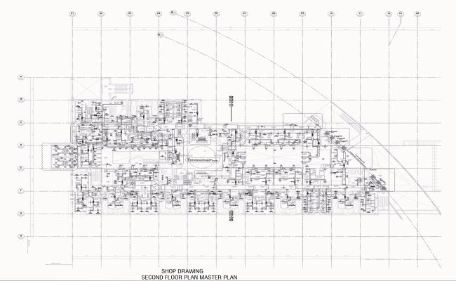 "Ground Floor Master Plan Shop Drawing with Detail - AutoCAD DWG"