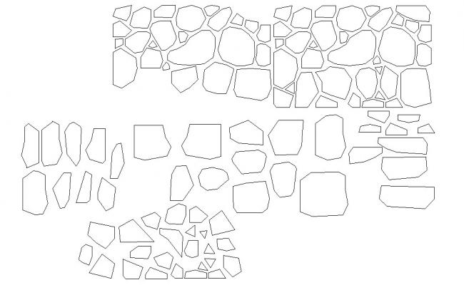 Stone Veneer Hatch Patterns Autocad Drawings