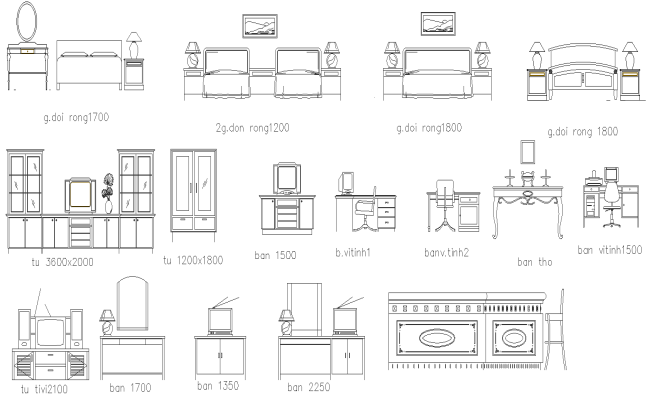 TV Unit Design CAD Blocks & DWG Models for Interiors | Cadbull