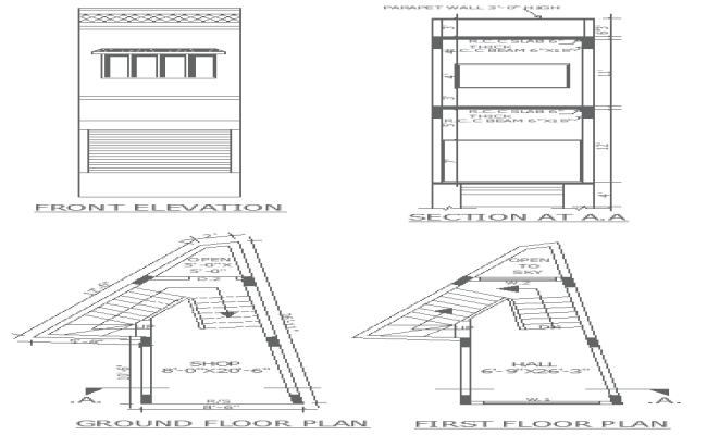 L Shaped Staircase CAD Design 2D and 3D DWG File