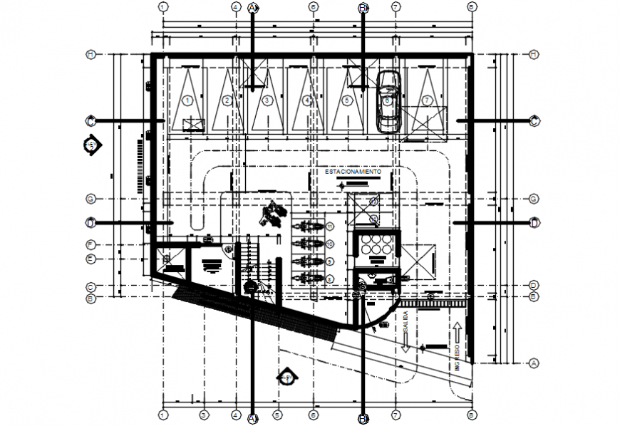 basement parking layout design