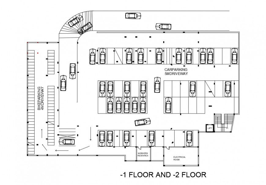 basement parking layout