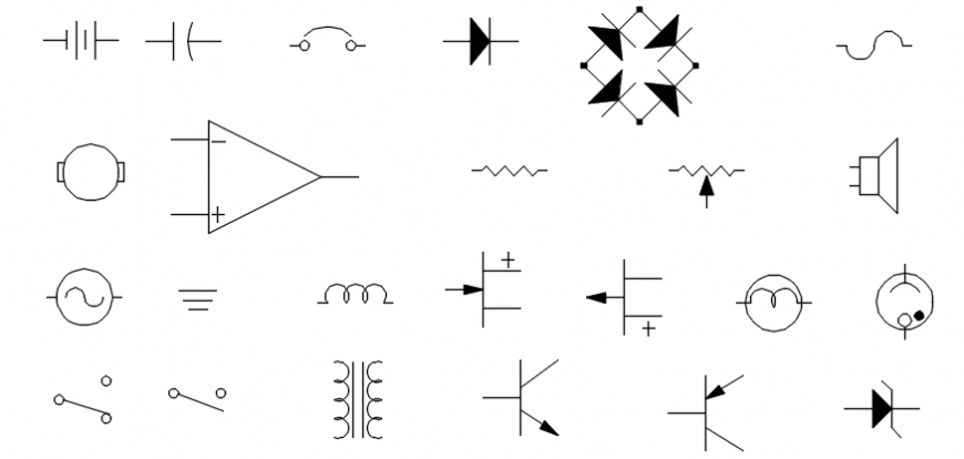 all basic electrical symbols