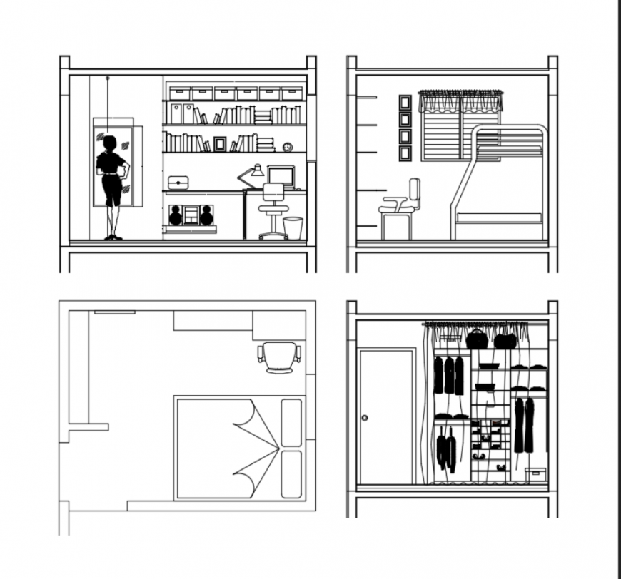 plan bedroom interior design