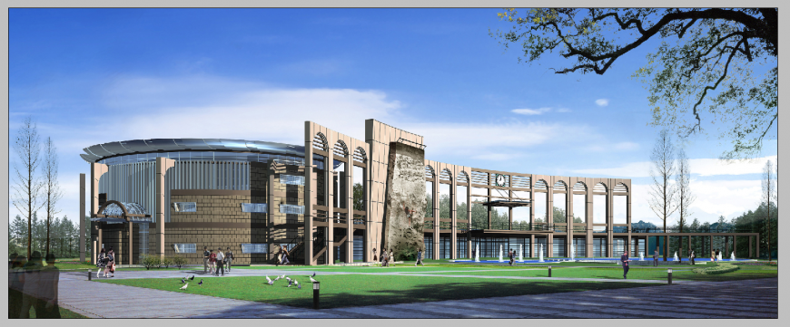 college building elevation design