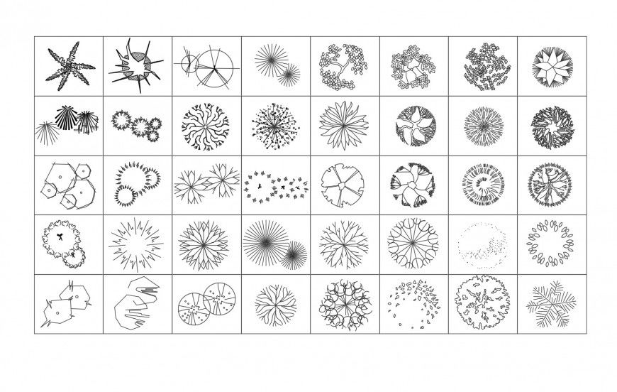 cad plants elevation