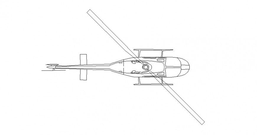 helicopter plan view