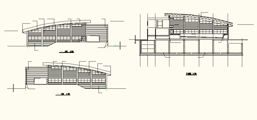 curved building structural plan