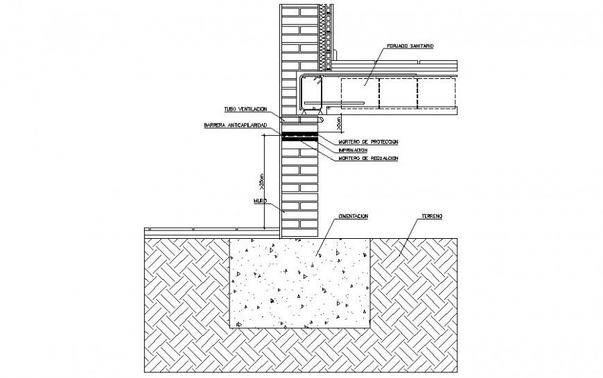 brickwork technical drawing