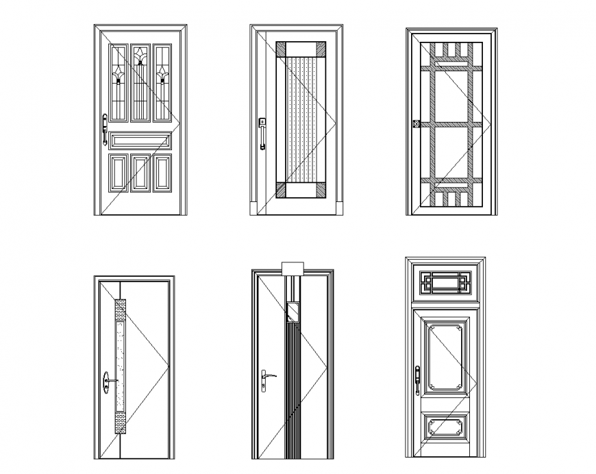 door drawing elevation