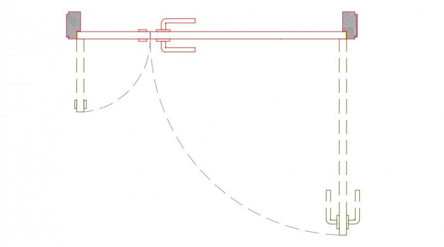 Dynamic Block Sliding Door Dwg Block For Autocad Designs Cad