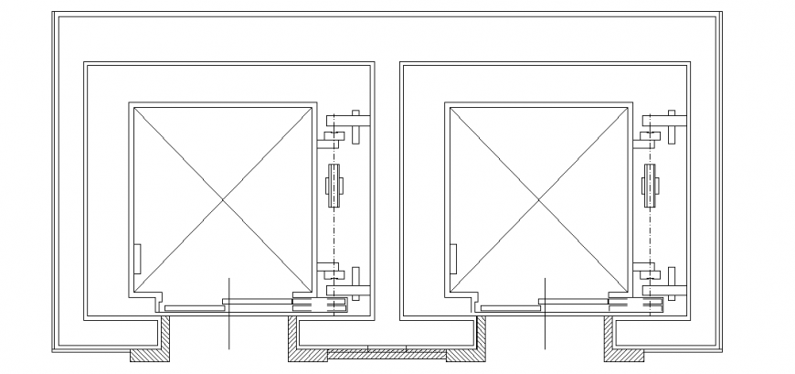 elevator floor plan drawing