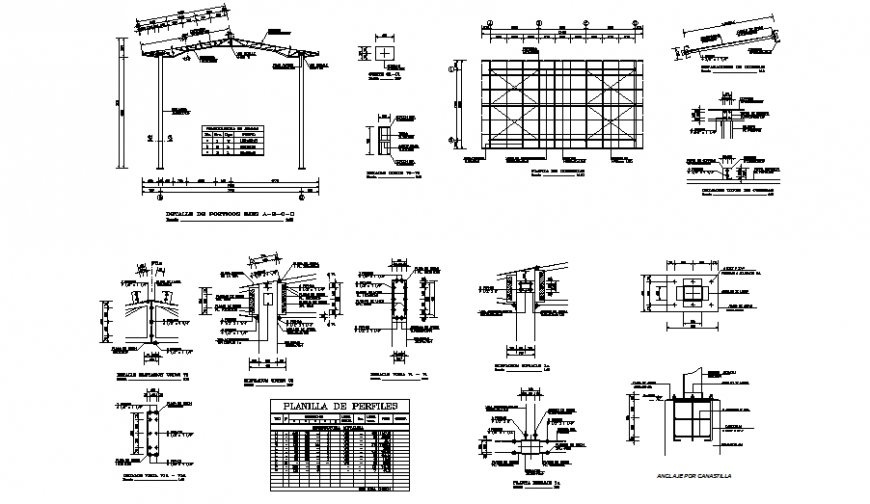 Metal Building Foundation Autocad Drawings