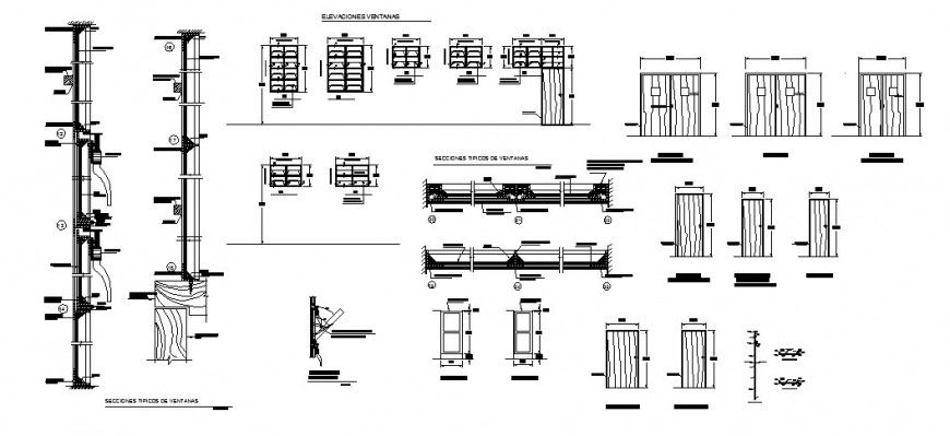 hospital doors cad blocks