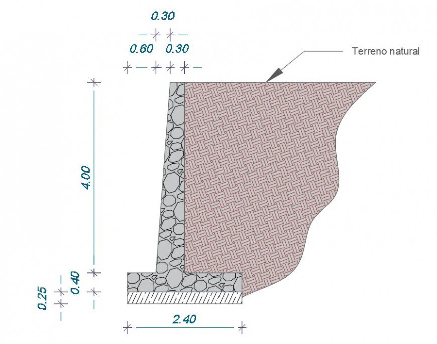 Cad Design Retaining Wall