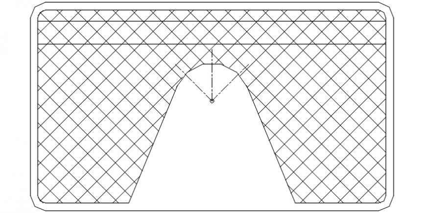 urinal drawing top view