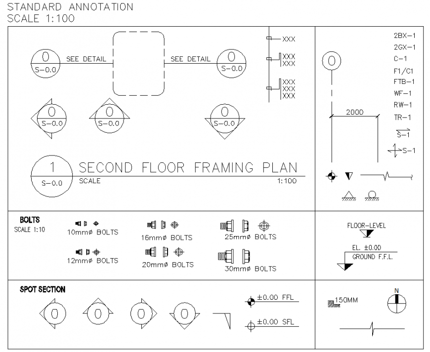 autocad section marker block