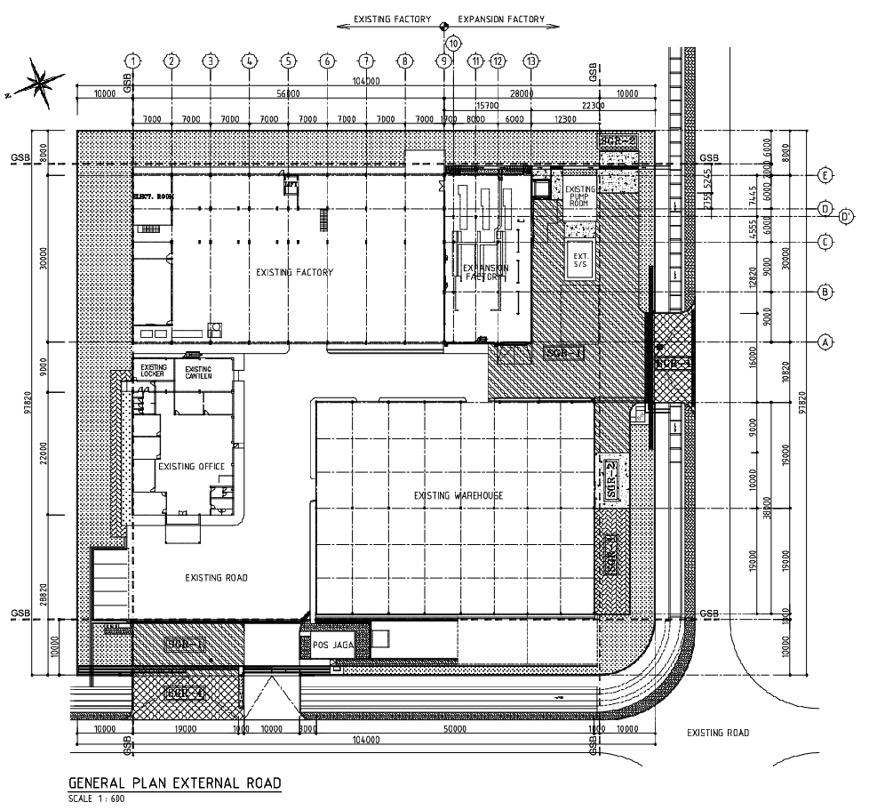 Industrial Architecture Plans Drawing MEP 2d Drafting, MEP Drafting