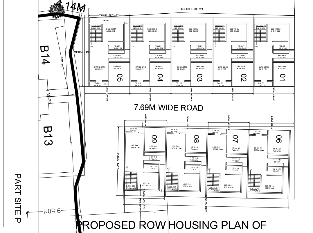 Architectural Wall Section Drawing With Level Details