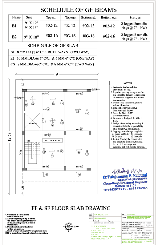 AutoCAD DWG Structural Slab Plans and Grade Beam Layouts