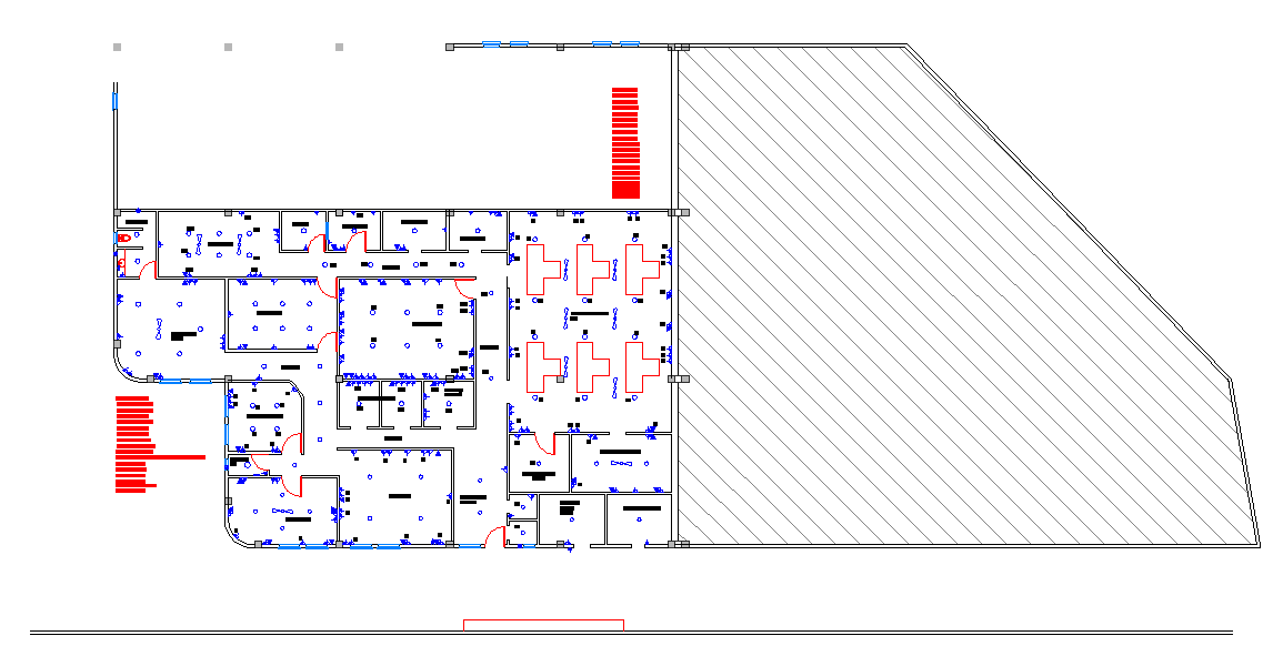 Warehouse Design Plan with Storage Layout AutoCAD Drawing