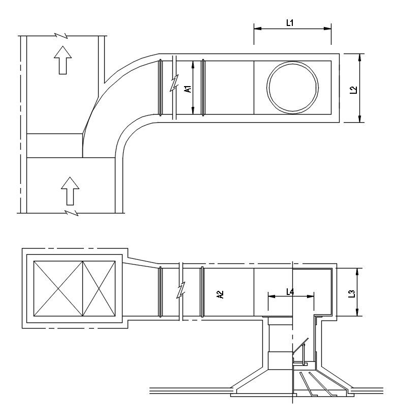 2d Floor Plan Of Industrial Workstation In Autocad Drawing Cad File Dwg File