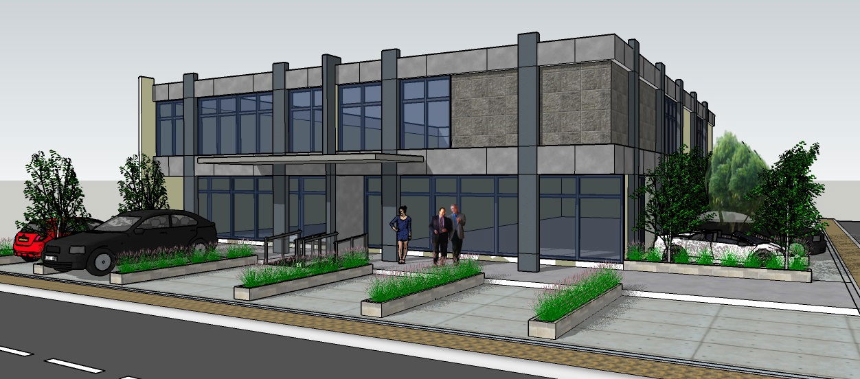 2 storey commercial building