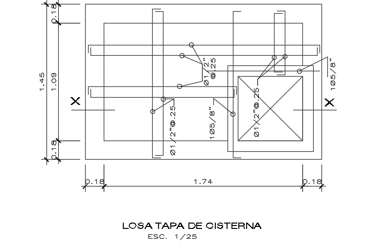 9x10m architecture three story hotel cum house building cistern cover slab