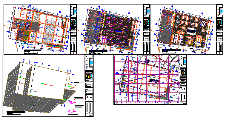 AutoCAD Anchor Store Layout DWG File with Plot & Floor Plans