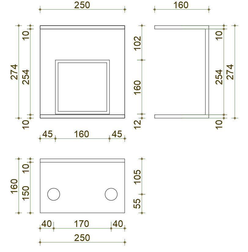 AutoCAD drawing of different type of steel plate, dwg file, CAD file