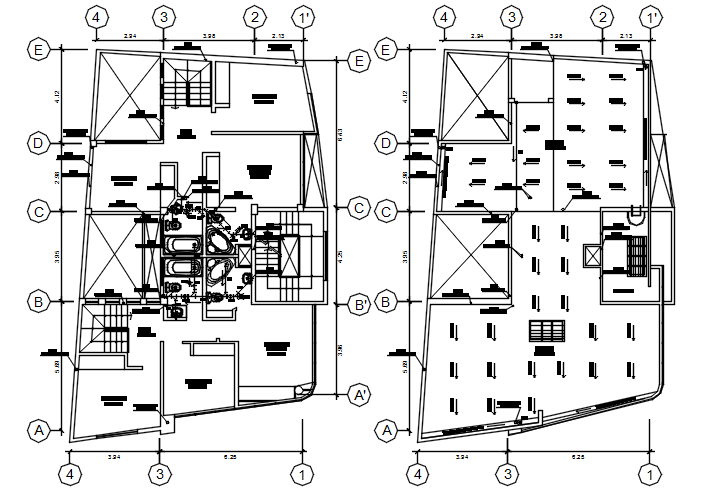 Autocad drawing of plumbing layout
