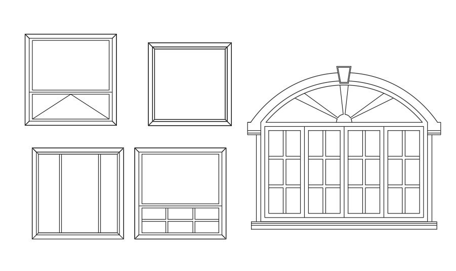 Autocad Drawing file Contains the Elevation design of the beautiful ...