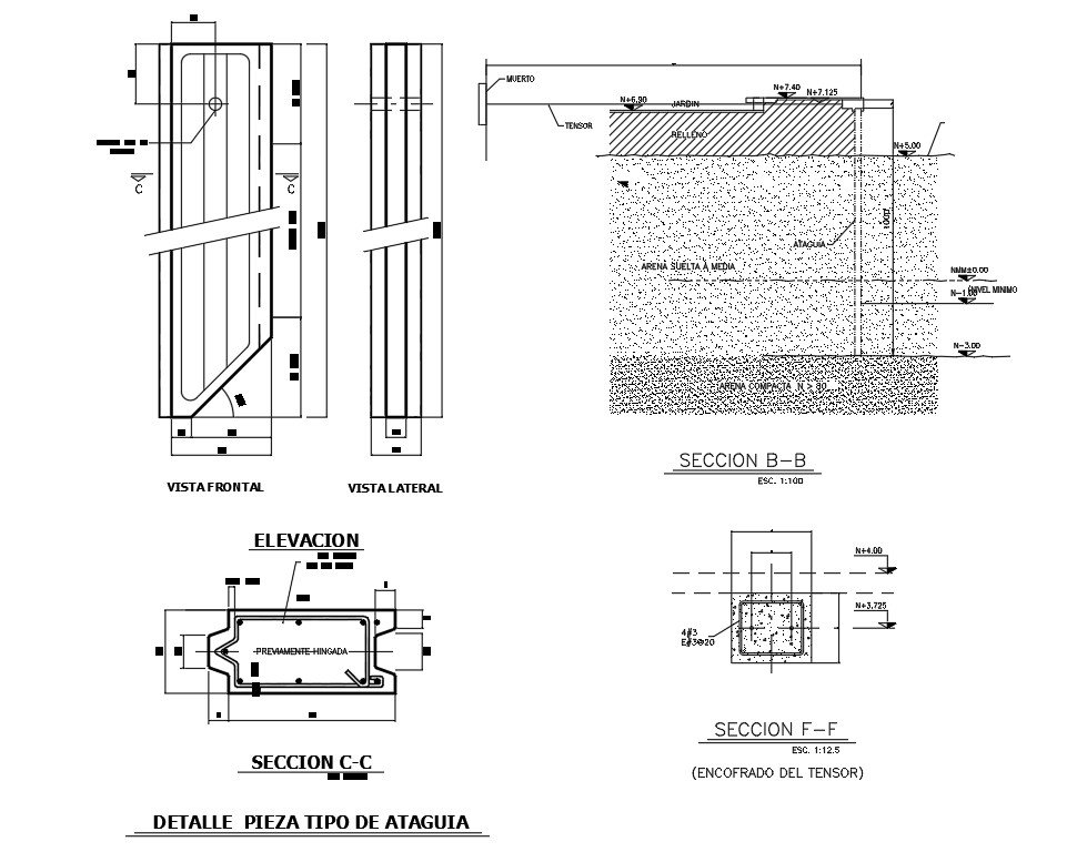 Beam & Wall CAD Block For AutoCAD File