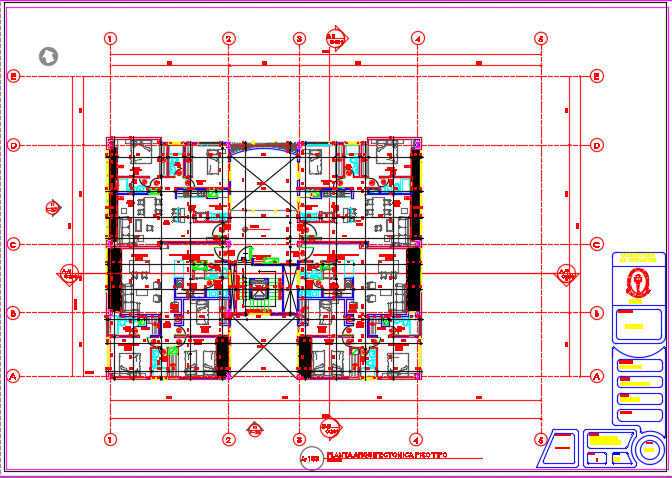 Building Layout Plan with Kitchen, Dining, and Open Air