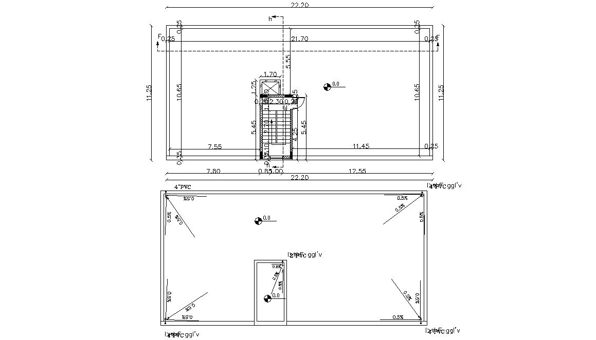 Building Terrace Layout AutoCAD Plan Download