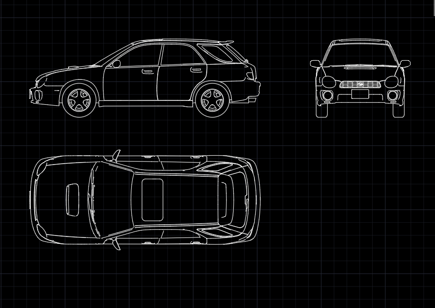 CARS PLANS AND ELEVATIONS