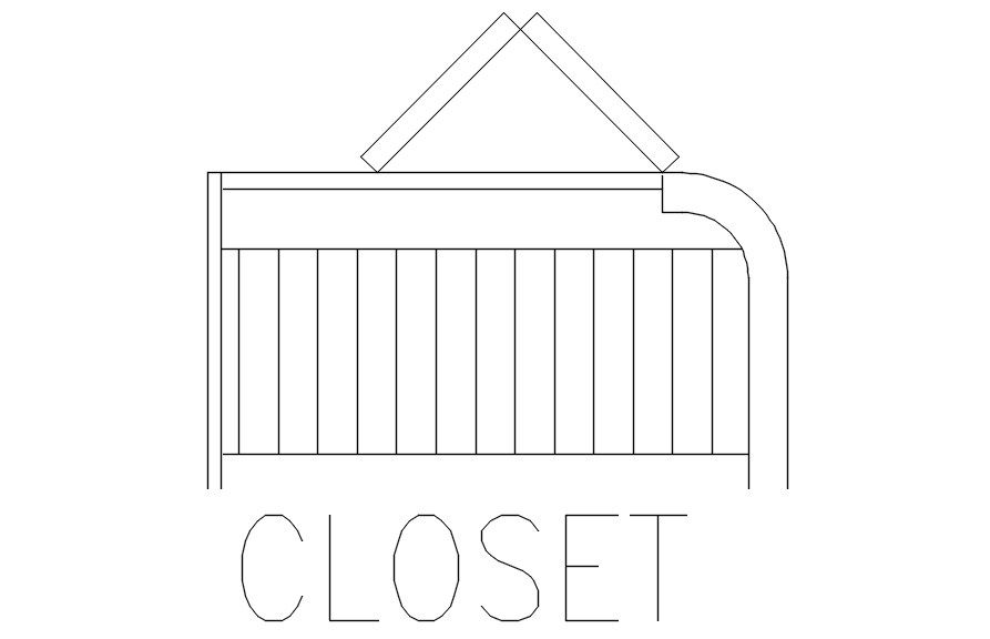 AutoCAD DWG File of Closet Design CAD Block Download