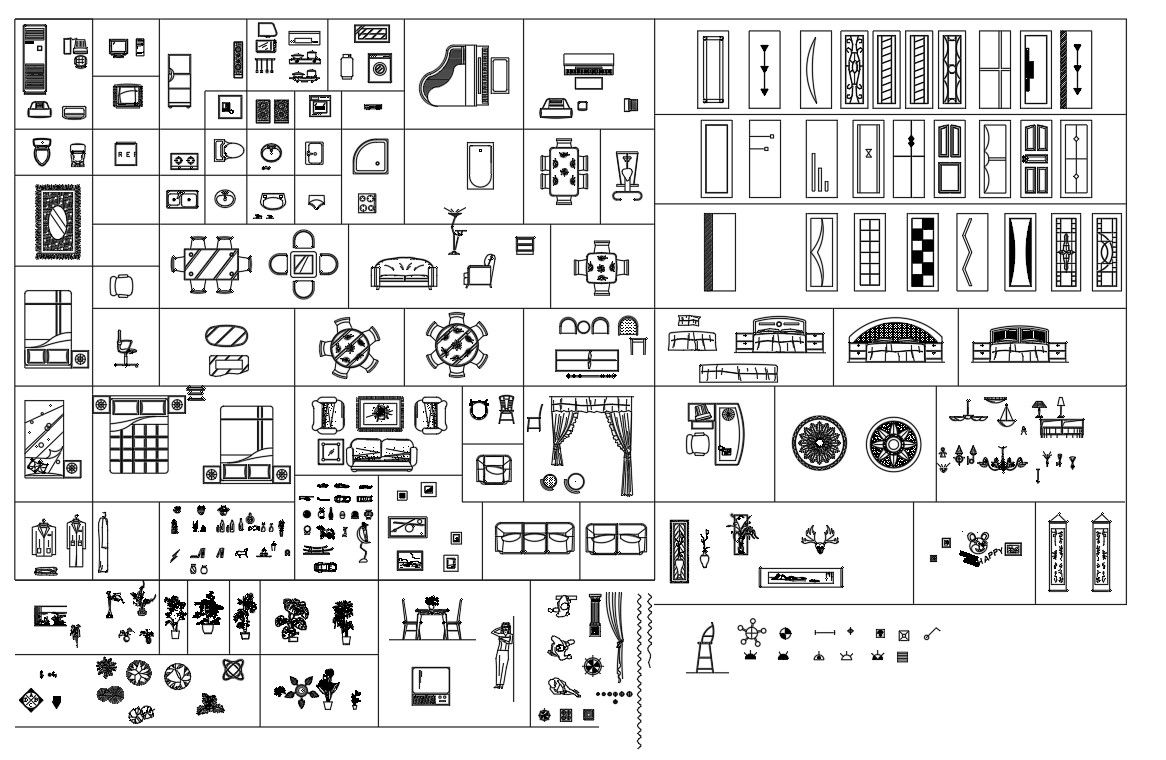 Common Cad Block Detail